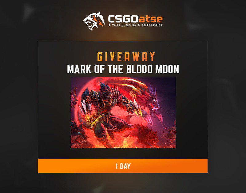 CSGOatse on Twitter: "🔥DOTA 2 ITEM GIVEAWAY🔥 Requirements: Like Follow Retweet Be registered on ...