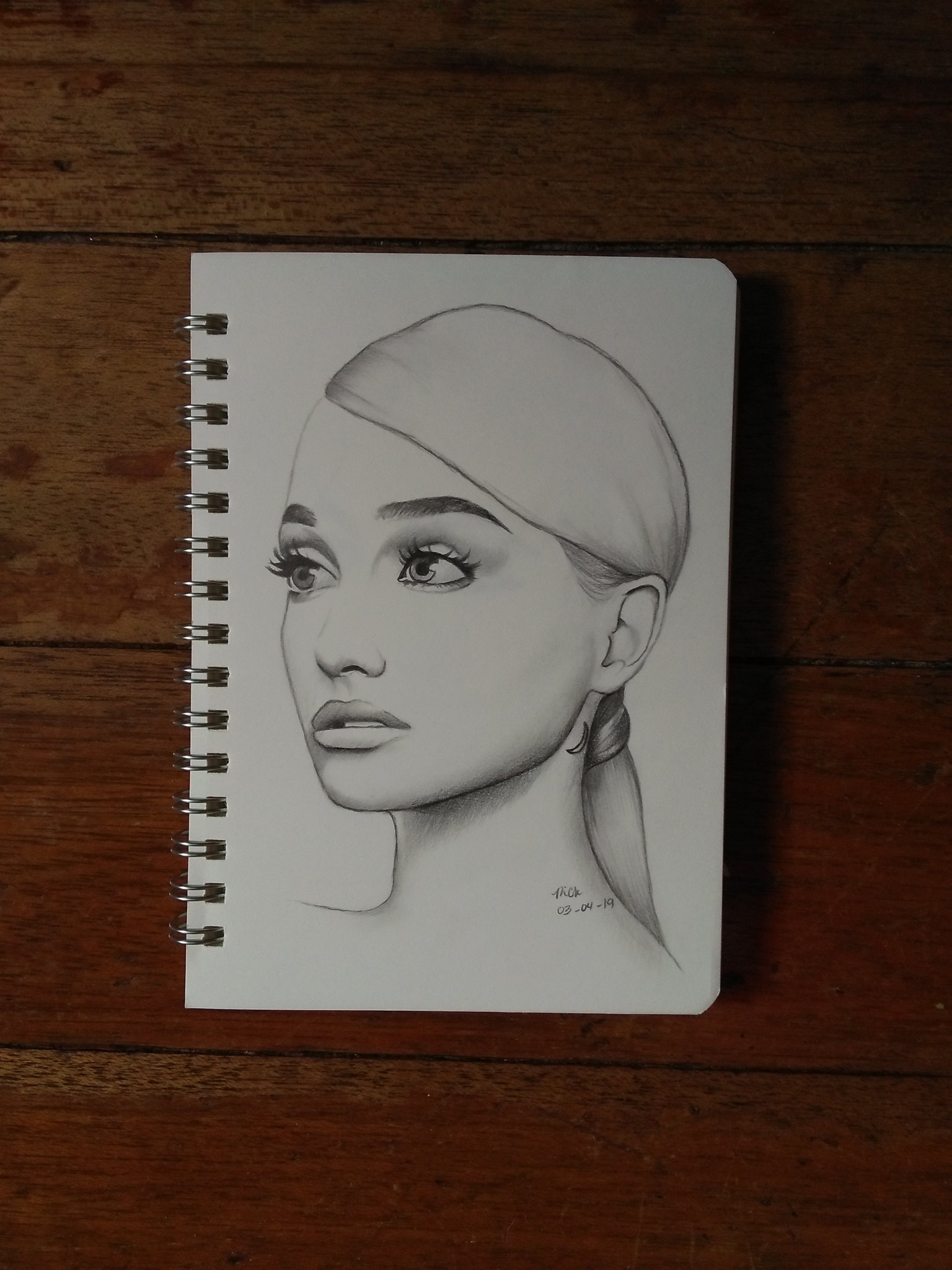 Ariana Grande Drawing Easy Ariana Grande Drawing By Murphy Elliott