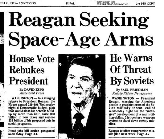 Strategic Defense Initiative Cold War