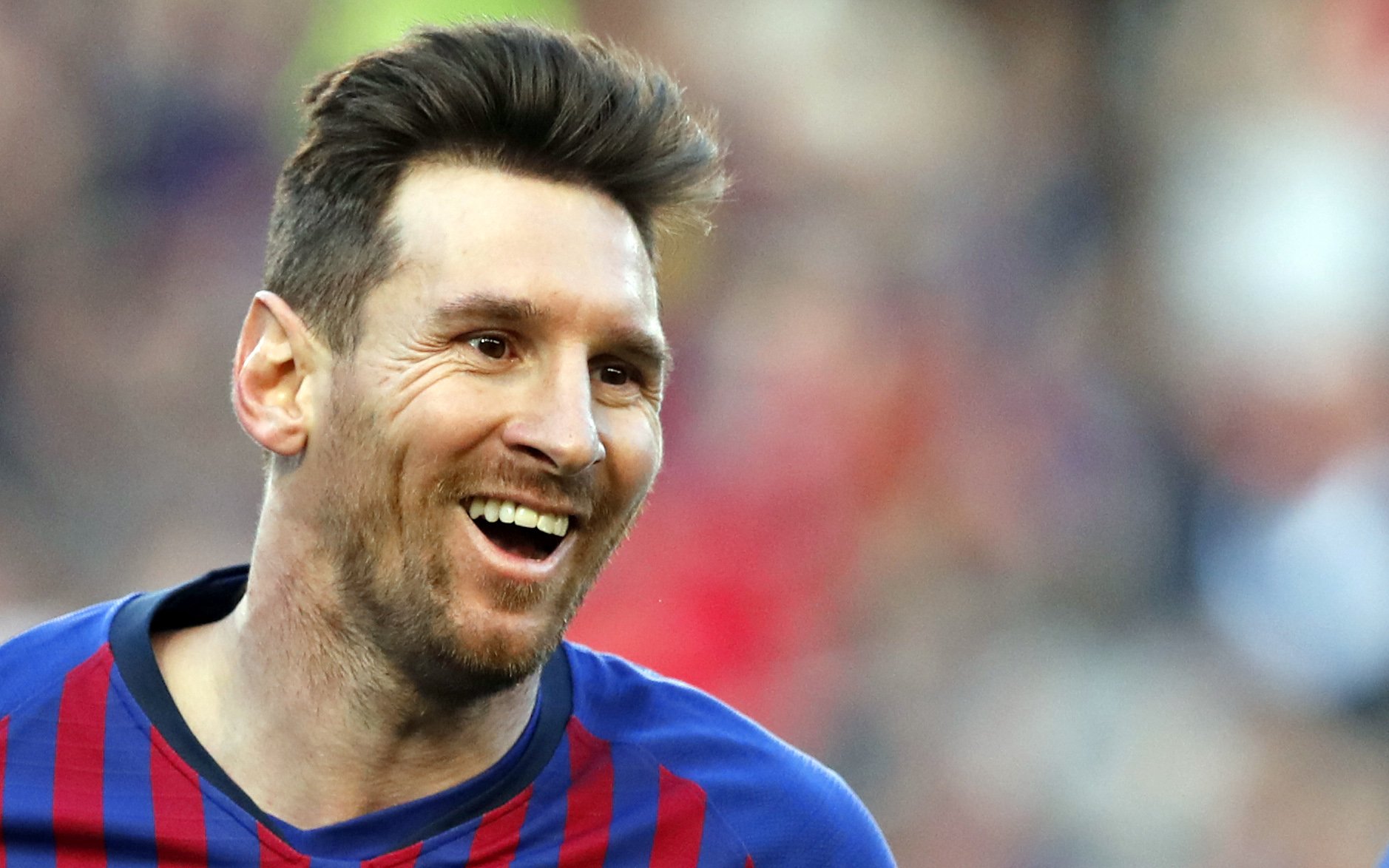 Lionel Messi Smile