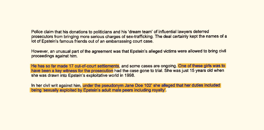 Epstein: A Pedophile's Tale: Act Three: Meet a Victim - Frank Report