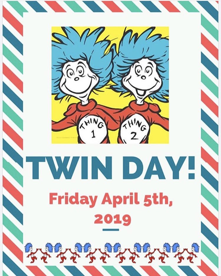 Twin Day At School Clipart