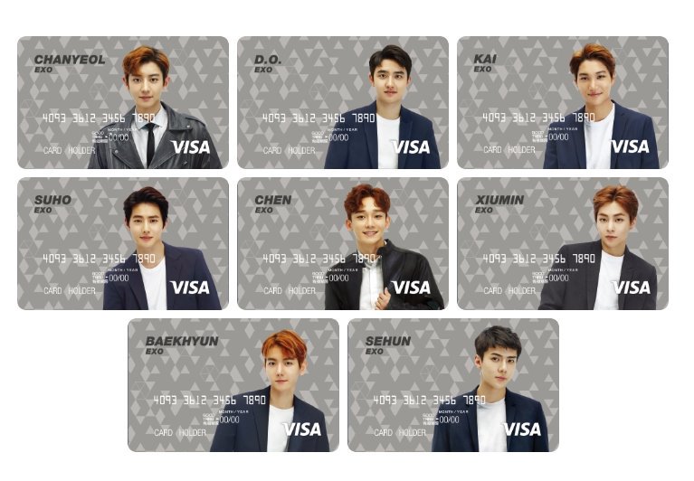 Exo Photo Cards