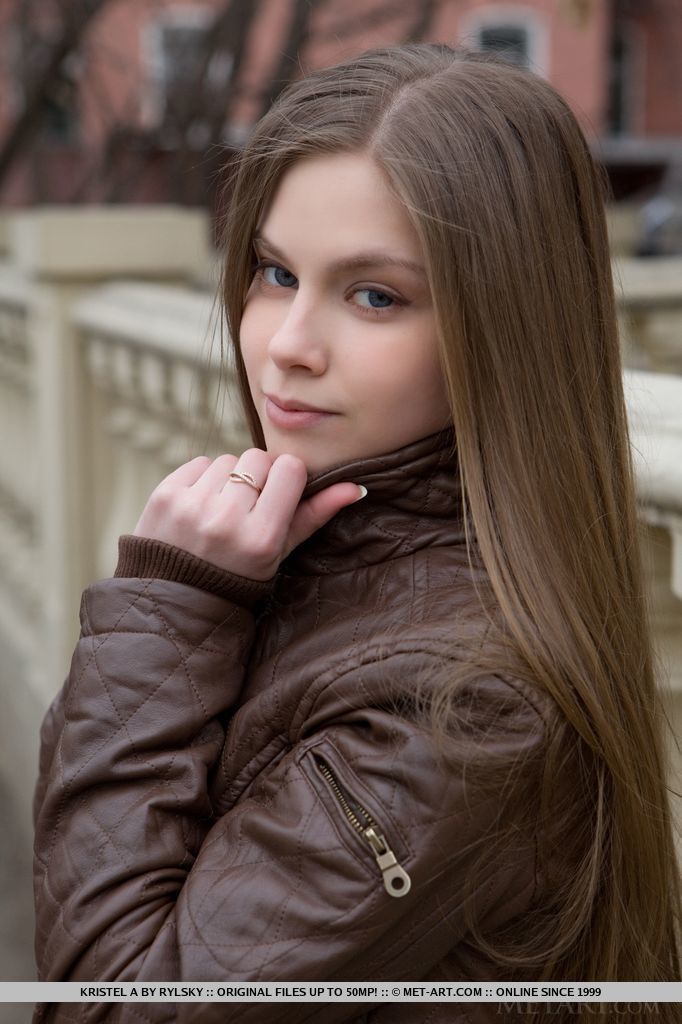 Sexy Russian Girls On Twitter Kristel Takes Off Her Autumn Clothes