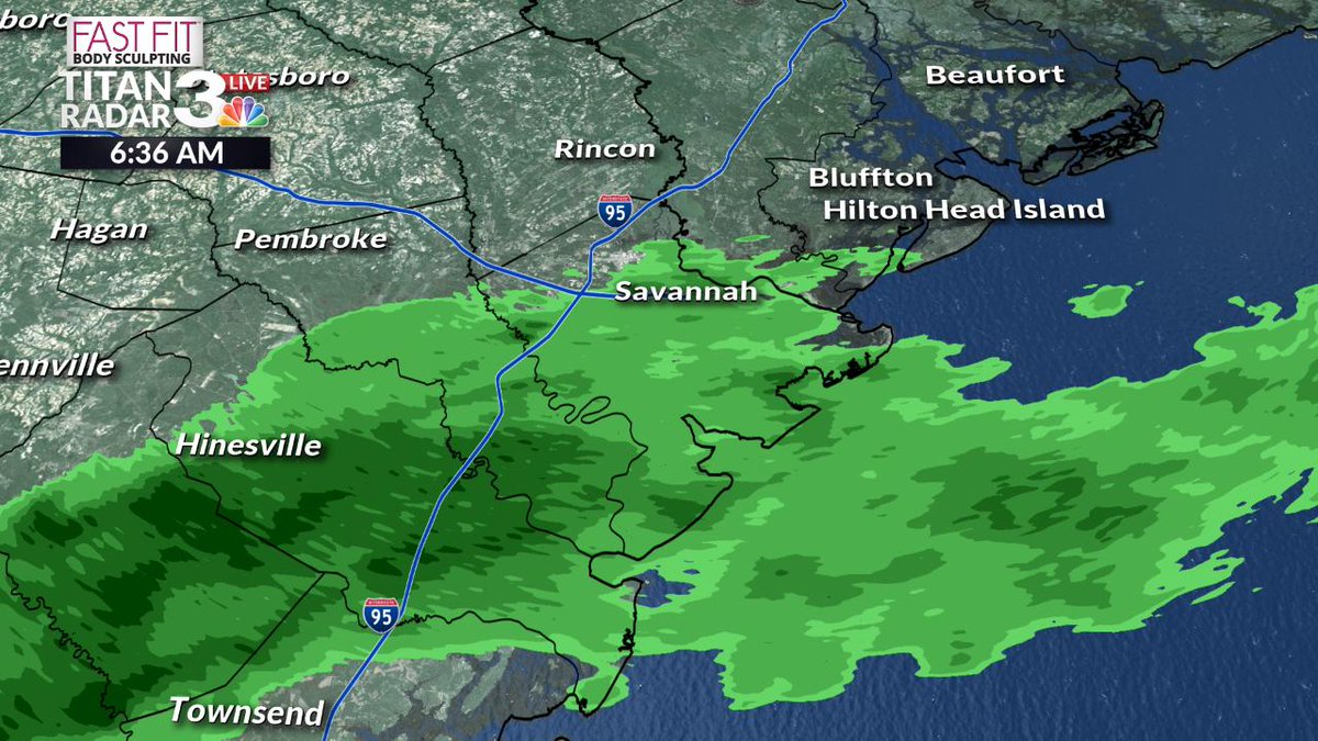 Fast Fit Live Titan Radar is picking up on rain this morning from ...