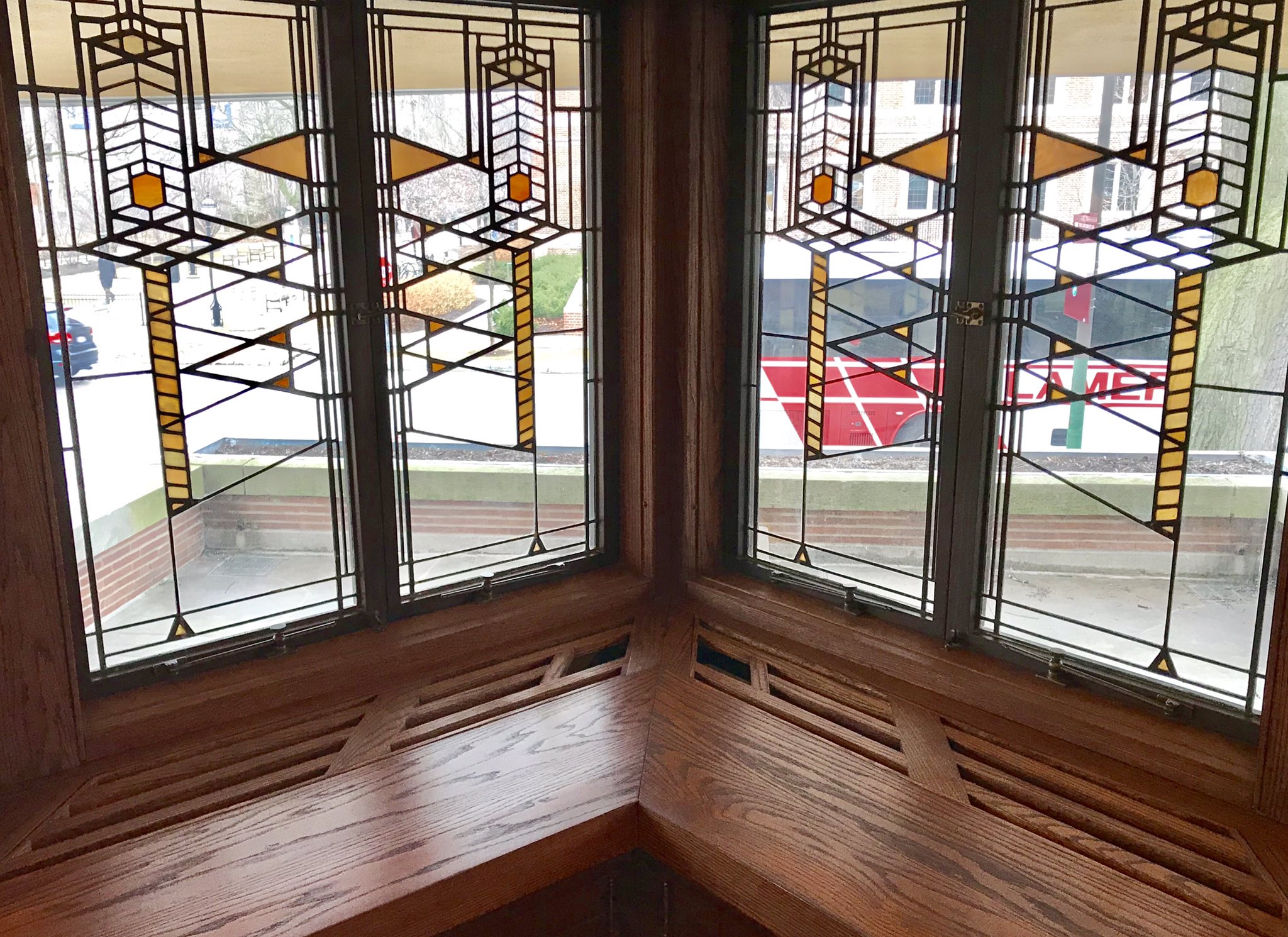 Frank Lloyd Wright Stained Glass Robie House Stained Glass Oak Park