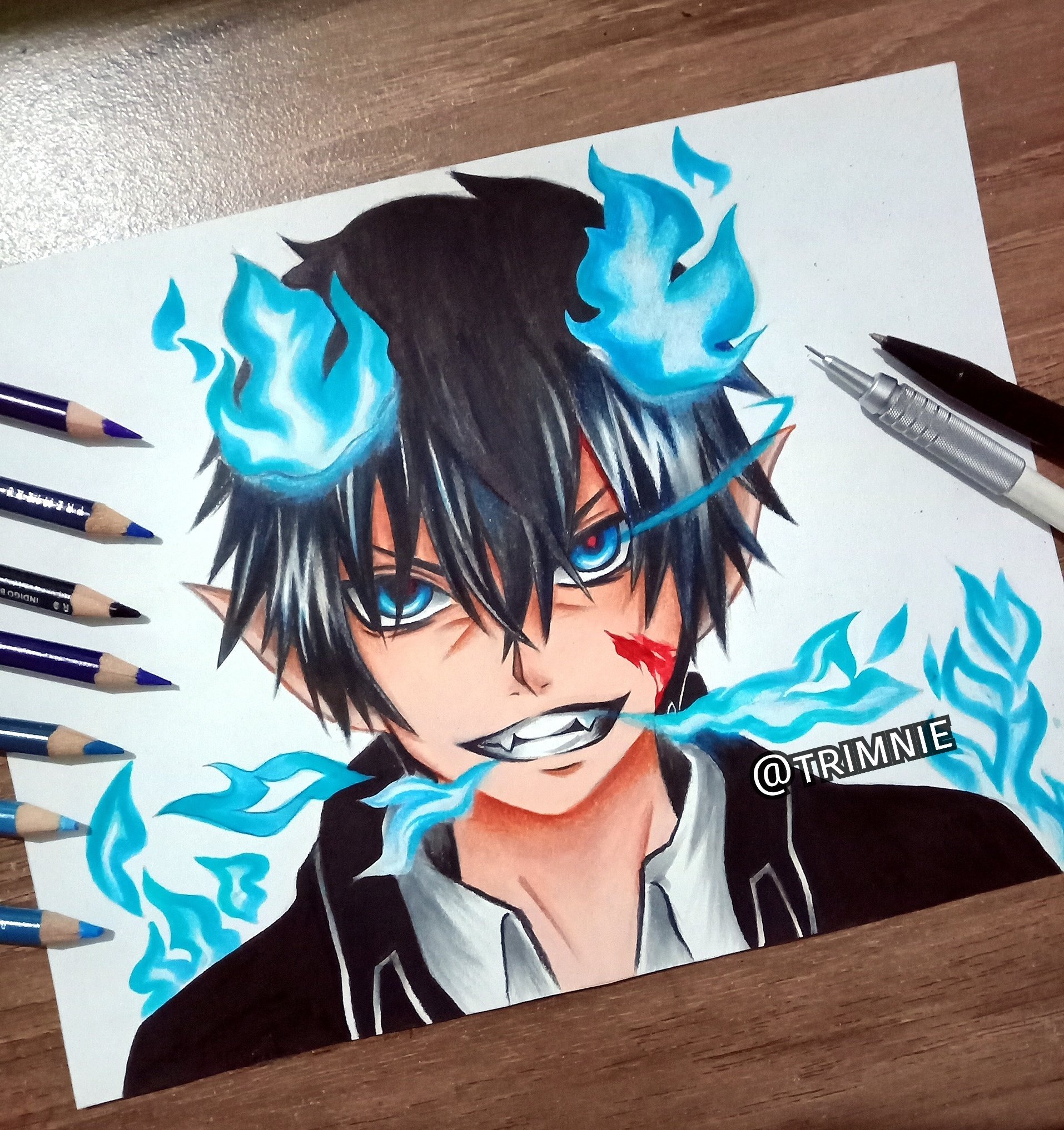 Rin Okumura Drawing
