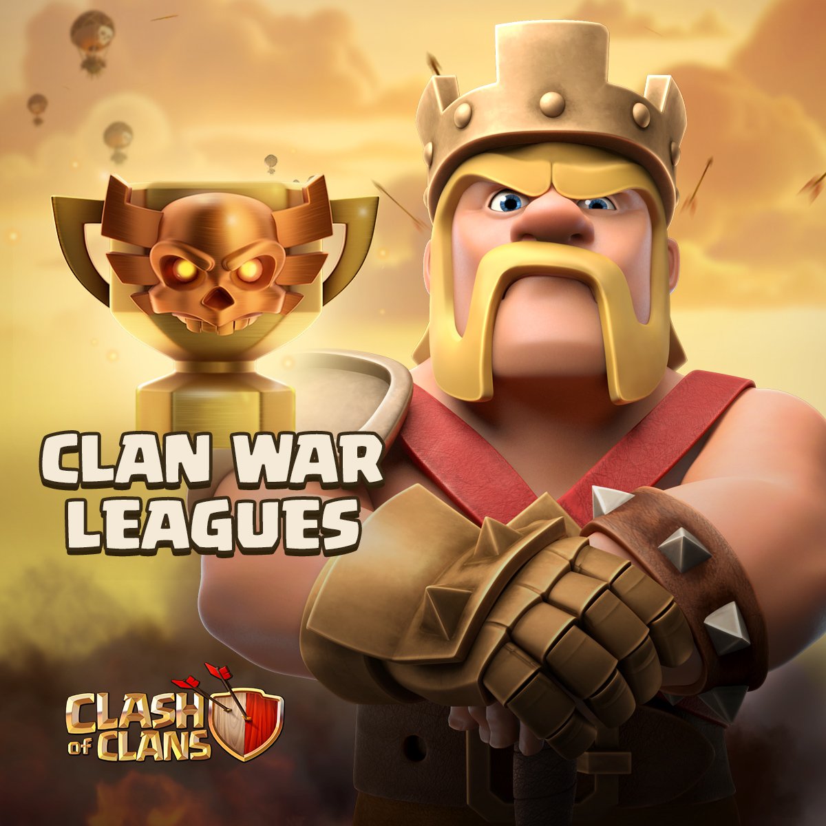 Clash Of Clans Clan Wars Logo
