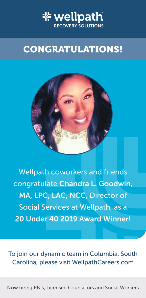 Wellpath on Twitter: "Big congrats to Wellpath's very own Chandra Goodwin! This Social Services ...