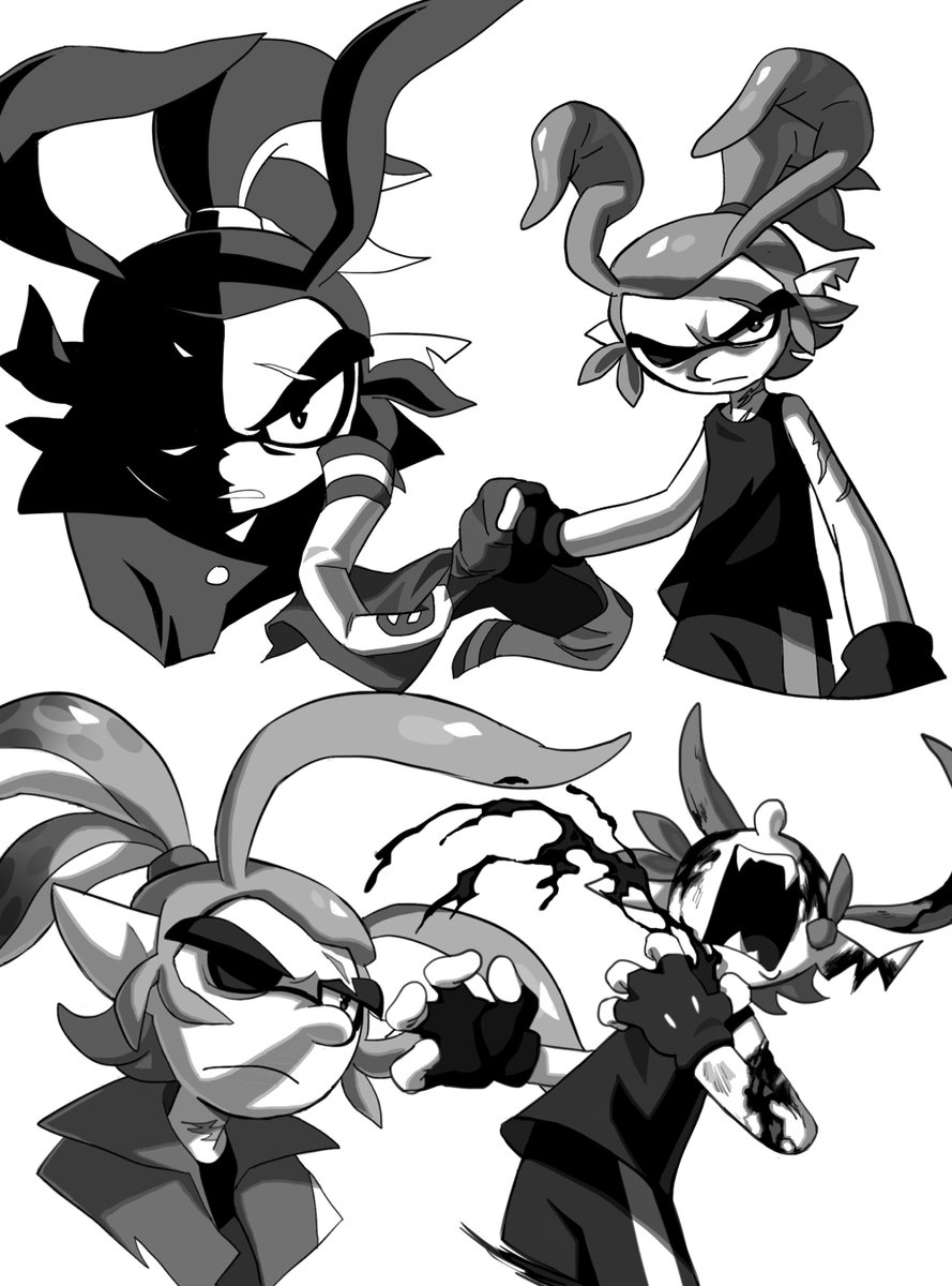 「some concepts for that emo rock/hip hop/metal band based on 」roachの漫画