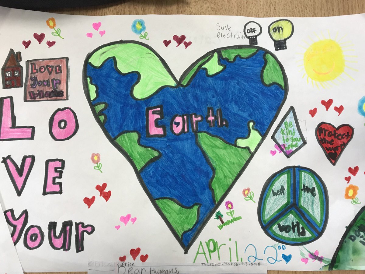 Earth Day Posters For Kids
