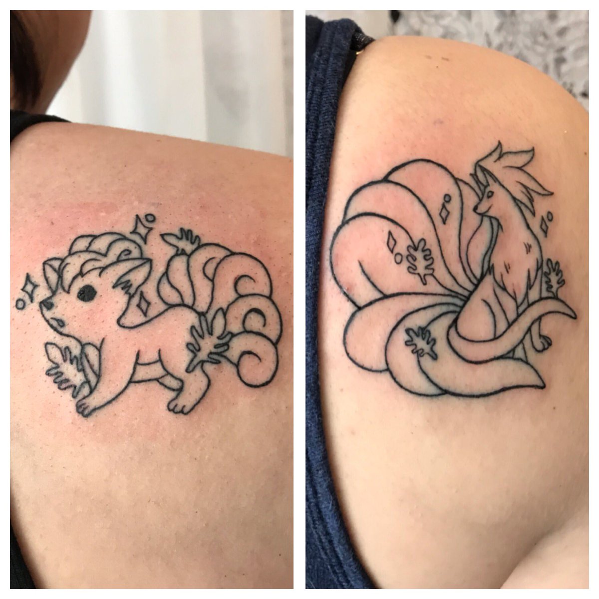 Ninetails Pokemon Tattoo Pokemon 151 Ninetails Full Art 186/165
