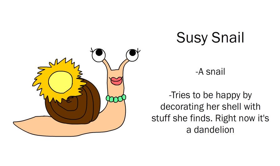 Dawnmist - COMMISSIONS OPEN on Twitter: "Daily OC #91 - Susy Snail…