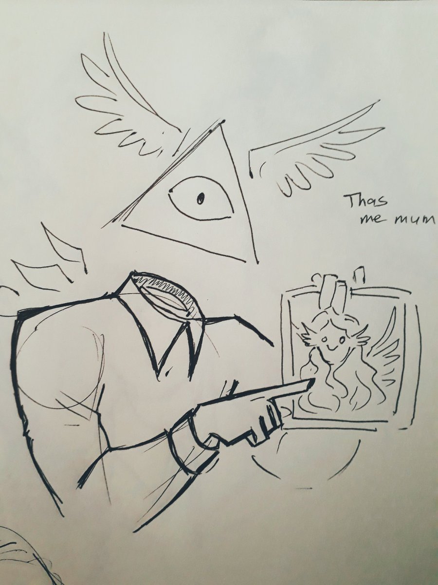 「messy doodling during school practice ? 」Alanide 🌷 @ busy with work!の漫画