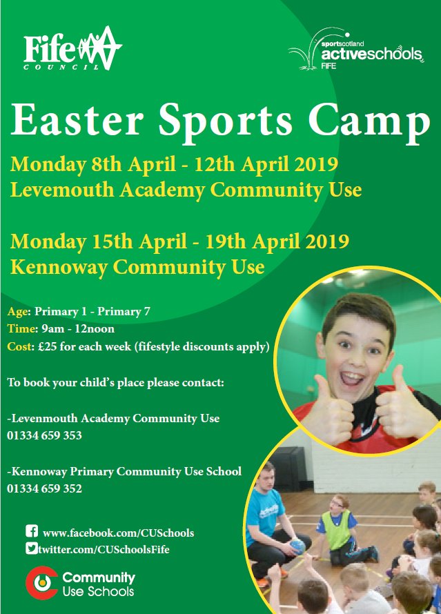 Fife Active Schools on Twitter: "⭐⭐Levenmouth Academy cluster take over ⭐⭐ with only a few days ...