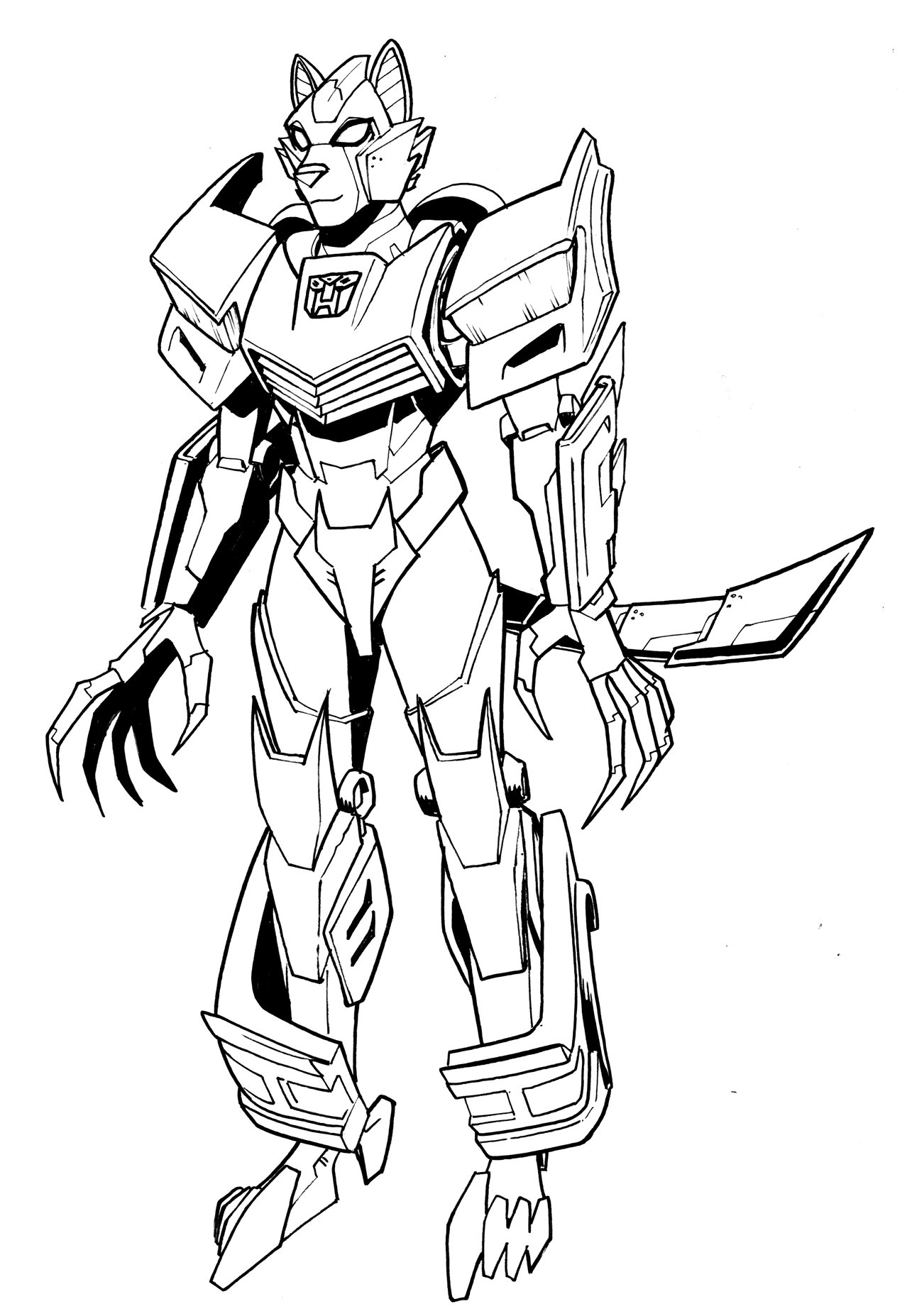 Arcee Coloring Pages