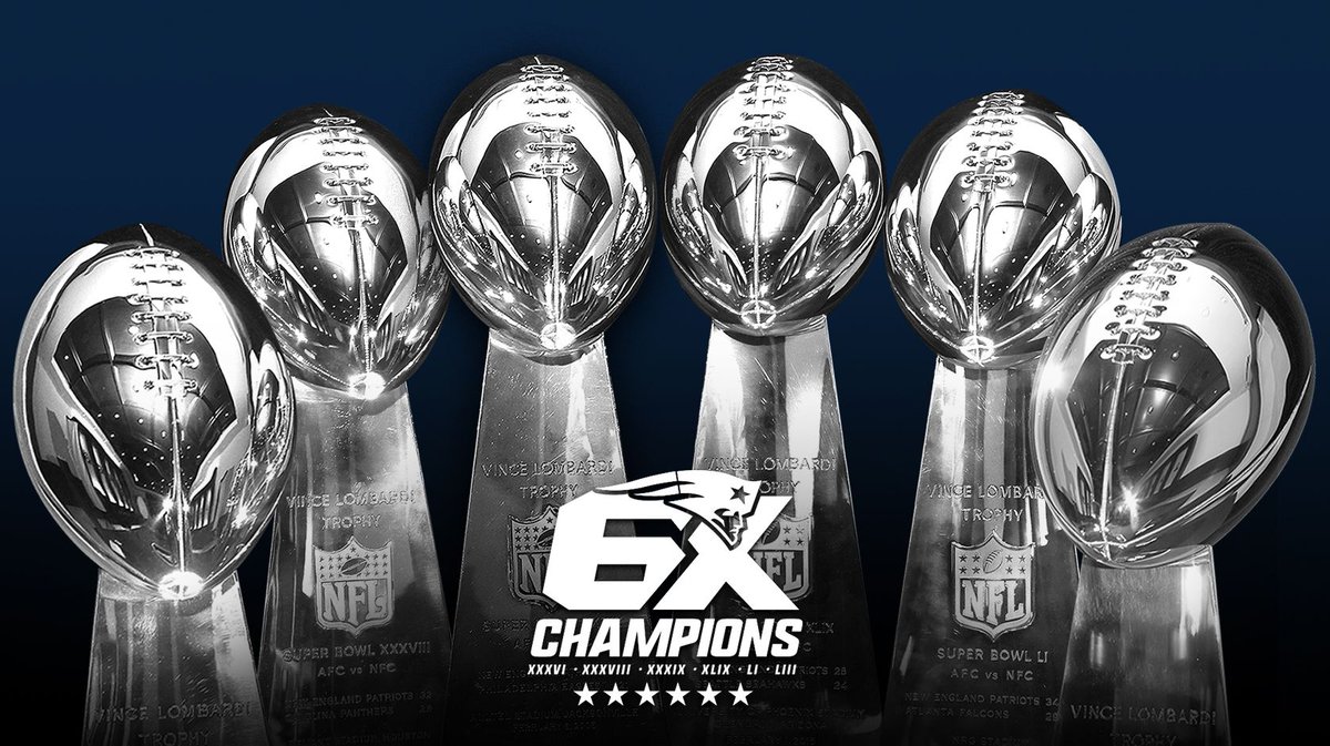 Patriots Super Bowl Trophies Patriots Super Bowl Trophies