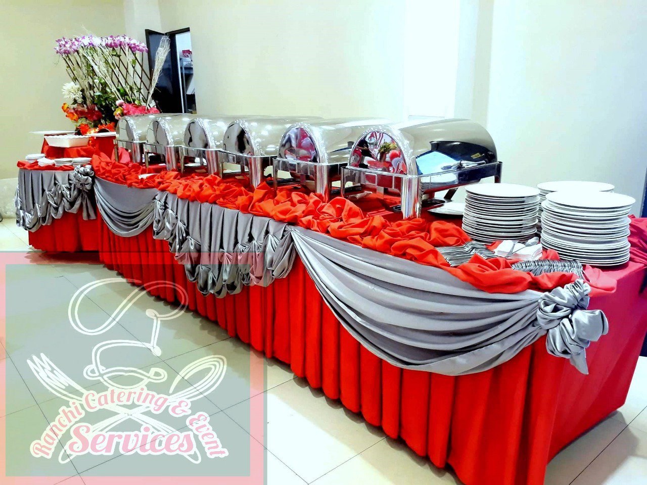 Buffet Table Skirting Designs