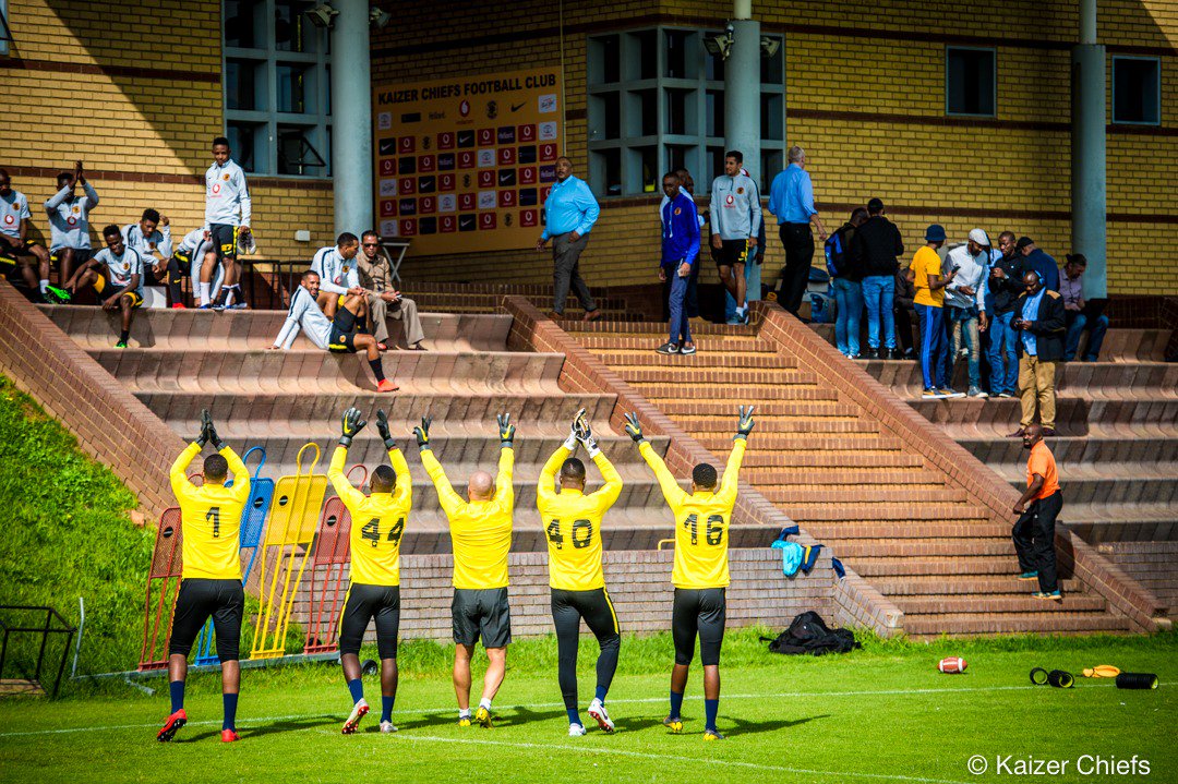 Glamour Boys' morning training session at the Kaizer Chiefs Village in ...