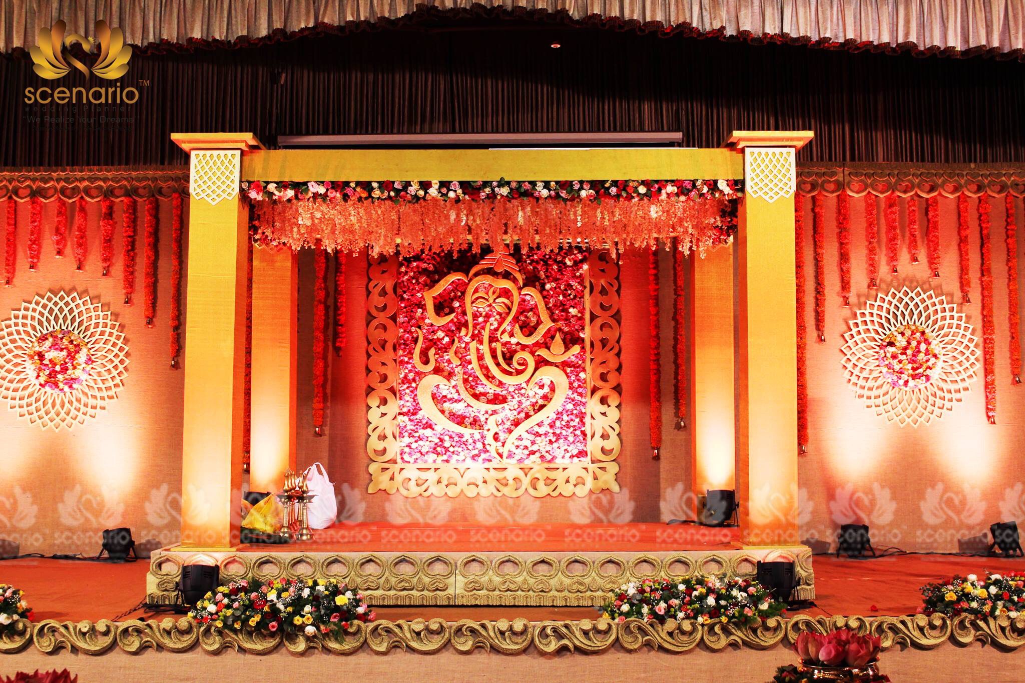 Kerala Hindu Wedding Stages