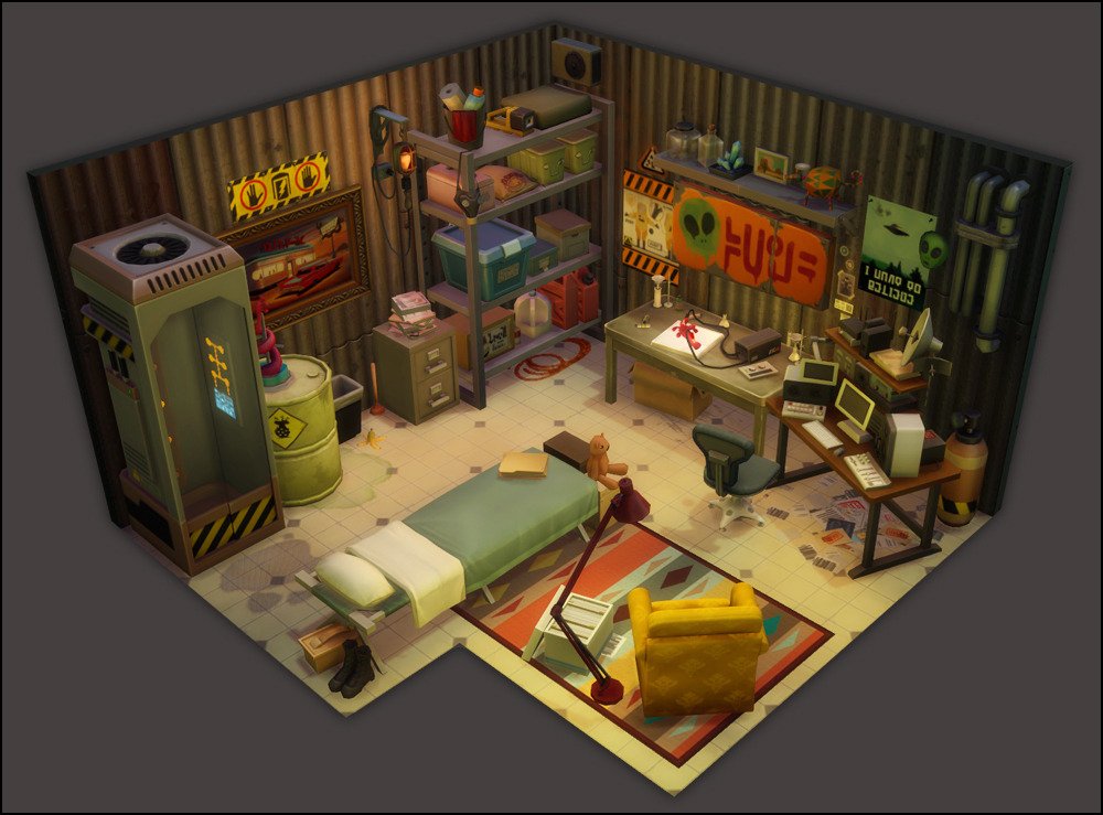 Sims 3 Underground Bunker