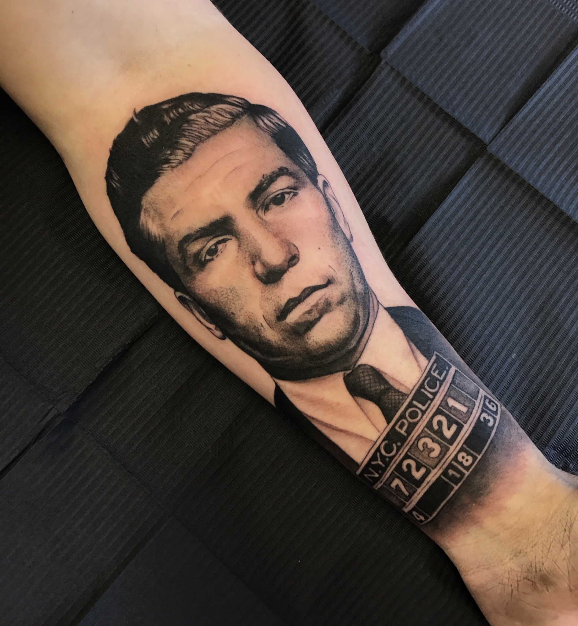 Lucky Luciano Rapper Tattoos
