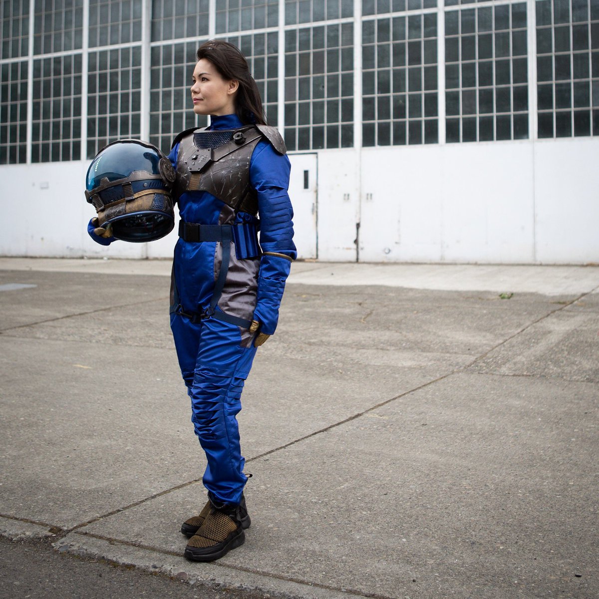 Girl Space Suit Cosplay