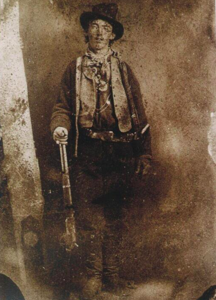 The only known authenticated portrait of the notorious outlaw Billy the ...
