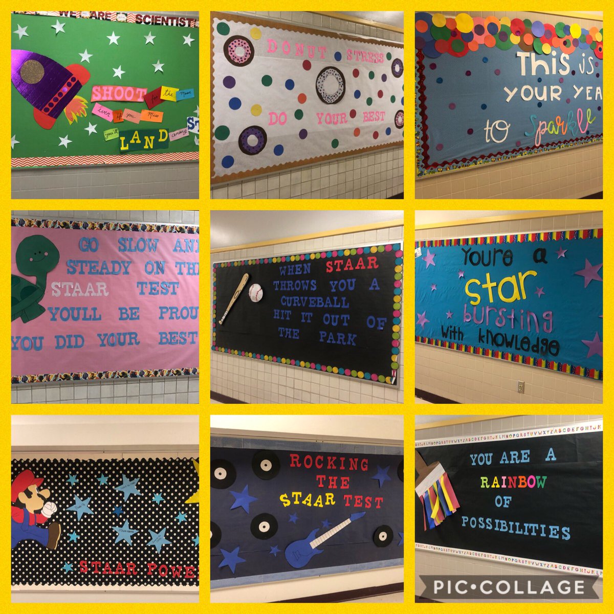 Testing Motivational Bulletin Boards Honoson 24 Pcs Bulk Inspirational