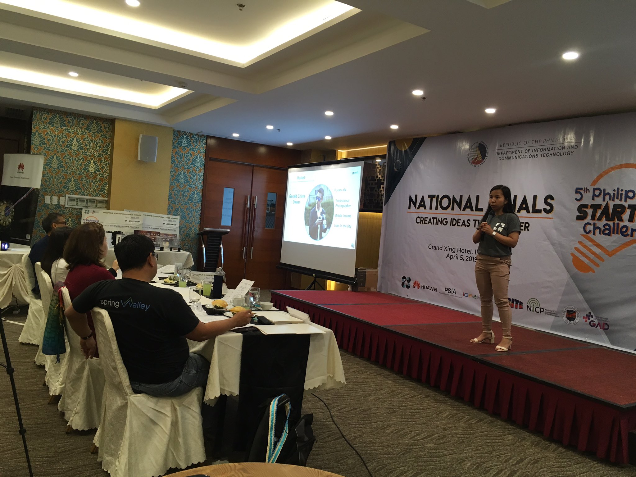 Department of ICT PH on Twitter: "Team Victorem of Saint Louis University pitches Qrent, a ...