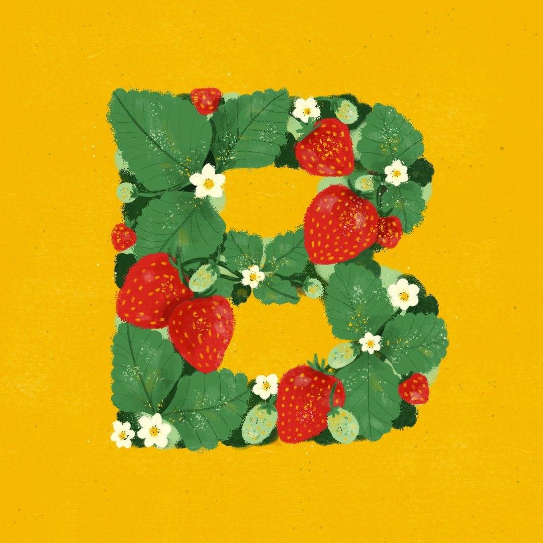 Cookie Studio on Twitter: &quot;Letter “B” for @36daysoftype Berries ...