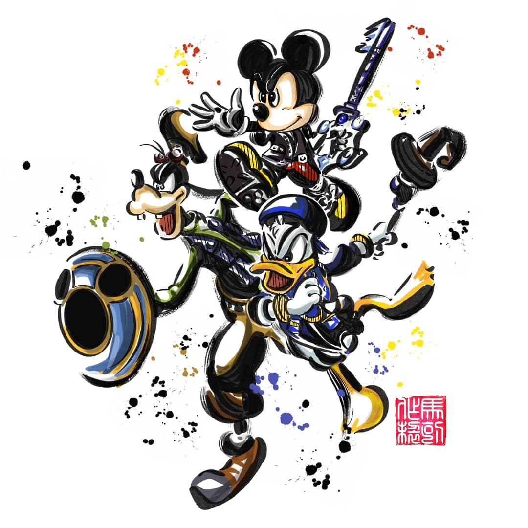 Donald Duck And Goofy Kingdom Hearts