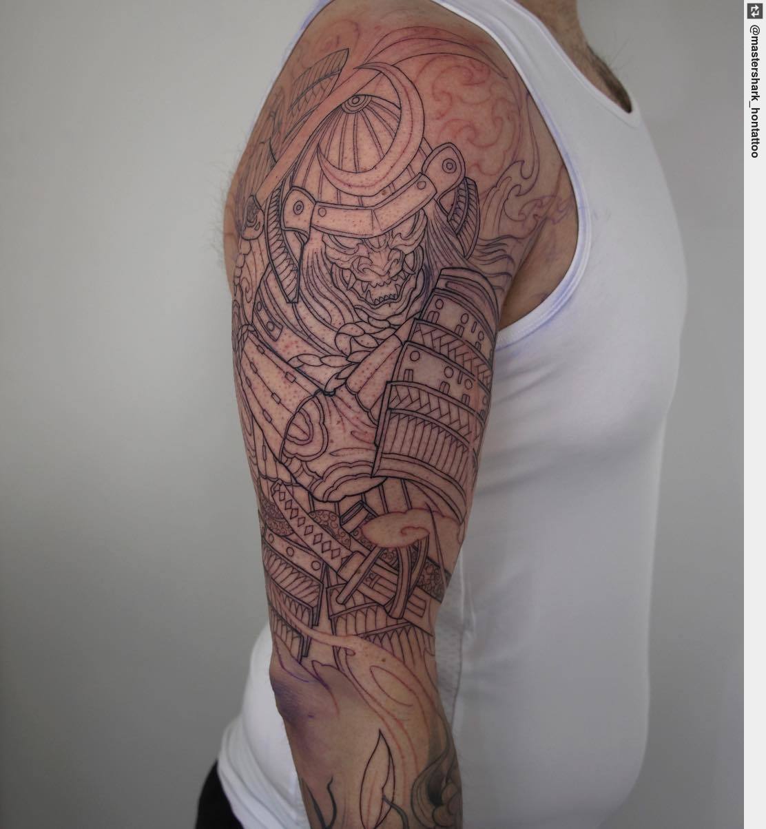 Samurai Armor Tattoo