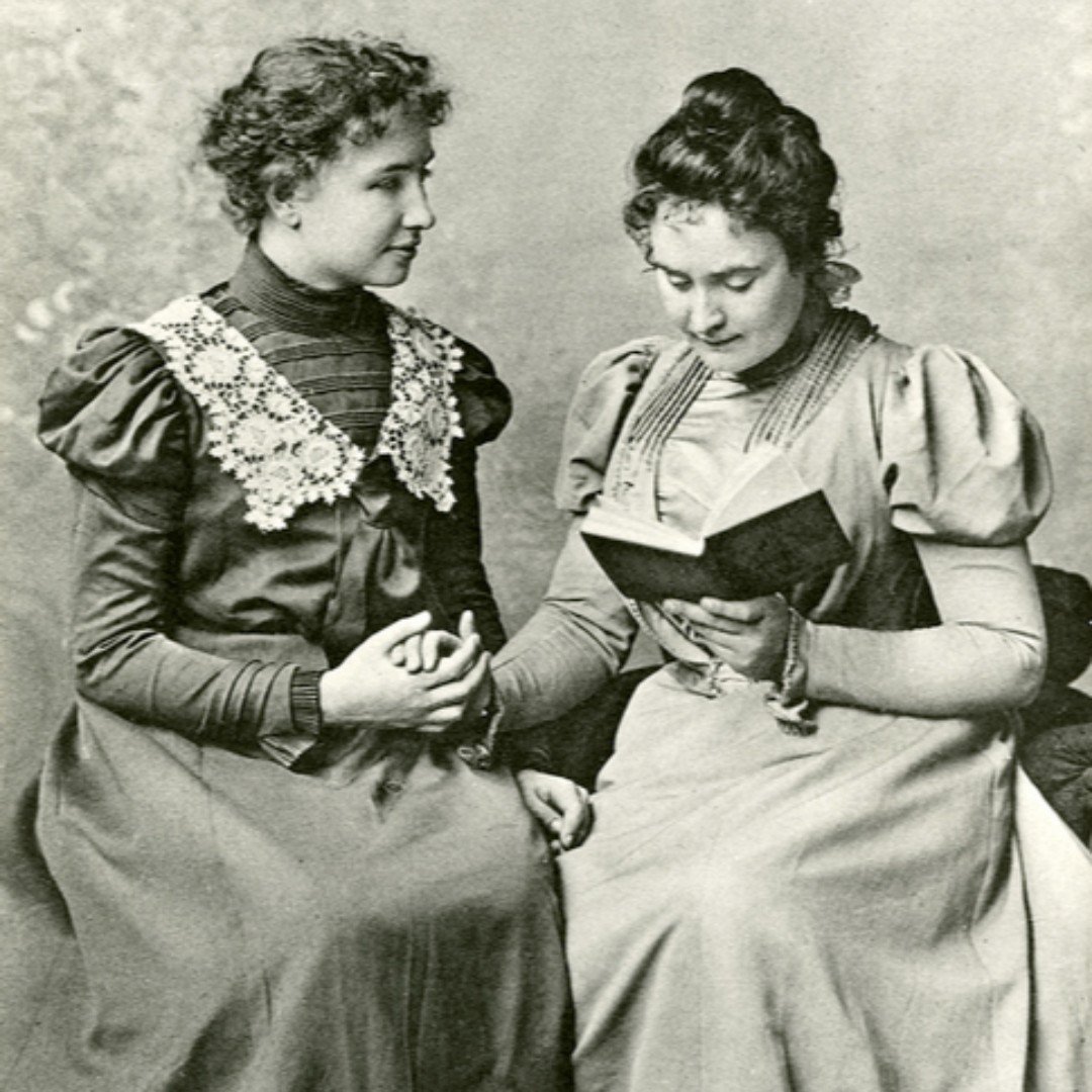 Helen Keller And Anne Sullivan At The Water Pump