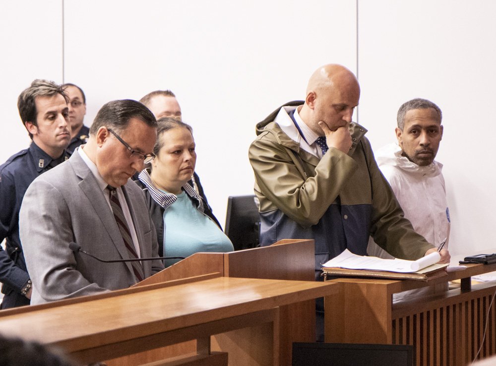 This photo shows the arraignment of Michael Cammarata and his ...