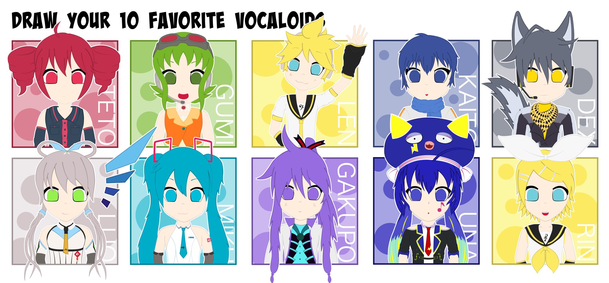 All Vocaloids Characters And Names
