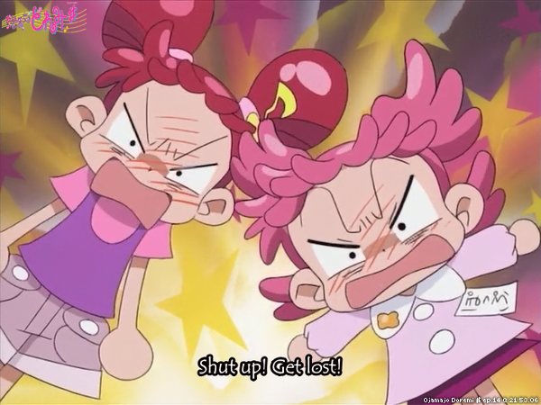 DoremiRobo on Twitter: "Ojamajo Doremi ♯ ep.14 @ 21:53.06 "Shut up! Get lost!" #OjamajoDoremi…