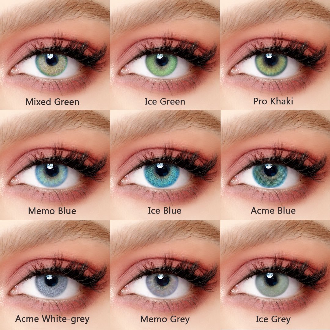 Ice Blue Colored Eyes