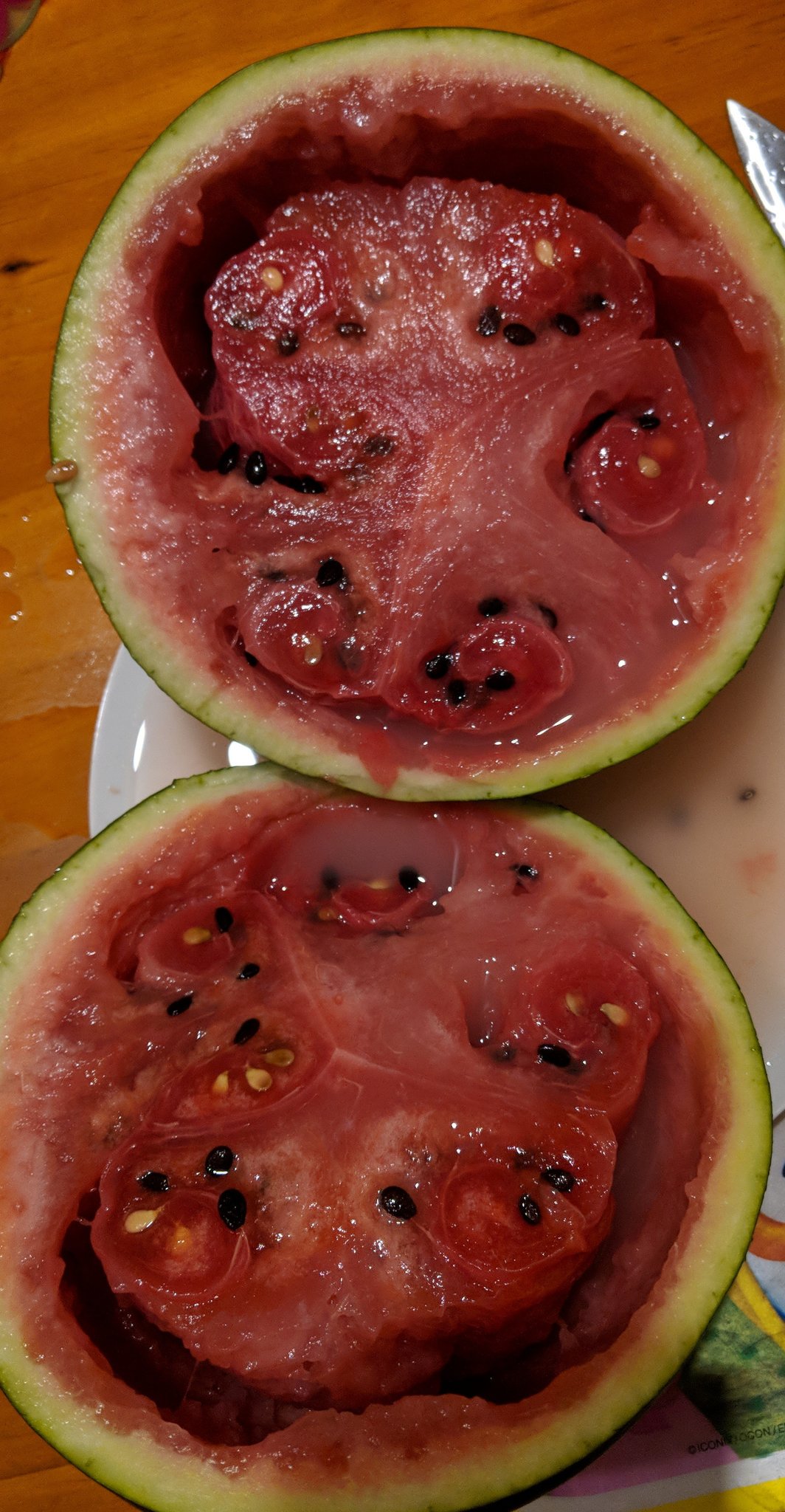 A Watermelon Inside Watermelon