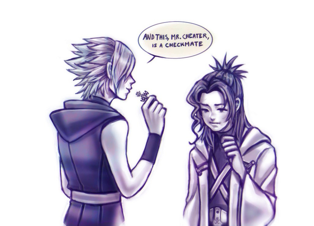 Kingdom Hearts Saix And Axel