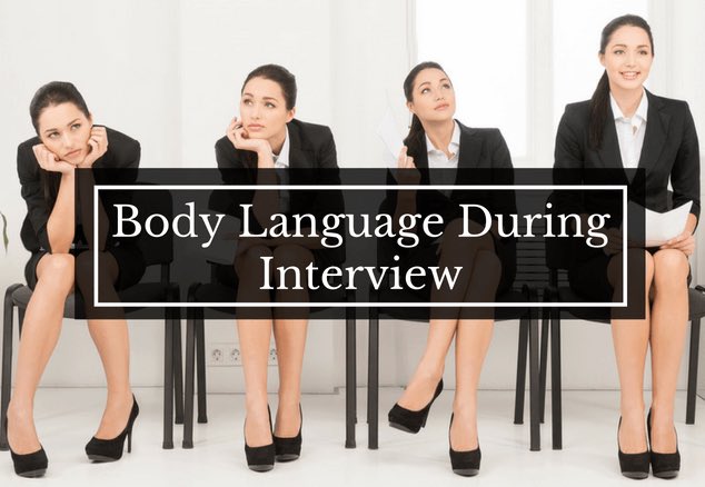 Bad Body Language In An Interview