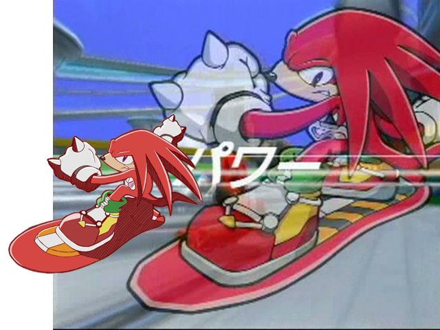 Sonic Riders Knuckles Knuckles Free Riders By Knaveandpeanutbutter On