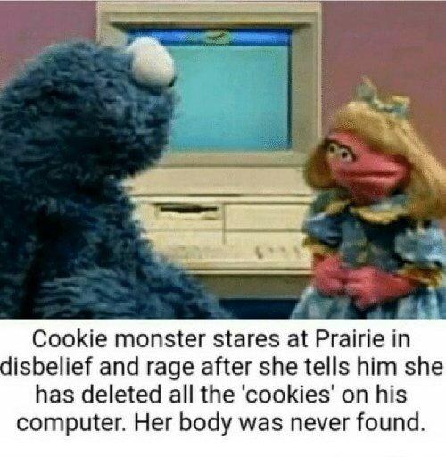 Cookie Monster Meme Delete Cookies