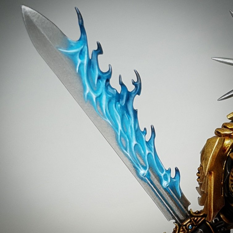 Flaming Sword Blue