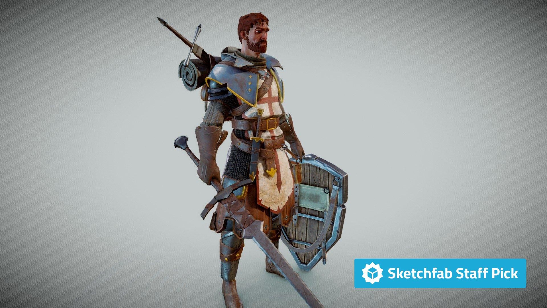 Sketchfab on Twitter: "New staff pick: Wandering Templar by Takasu. Check it out in #3D, #AR or ...