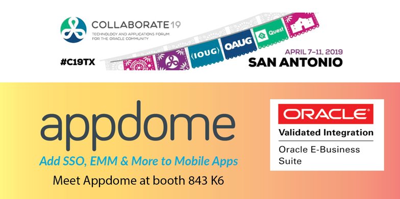Jan Sysmans on Twitter: "Meet the @appdome team at #oaug #collaborate19 this week. We're at ...