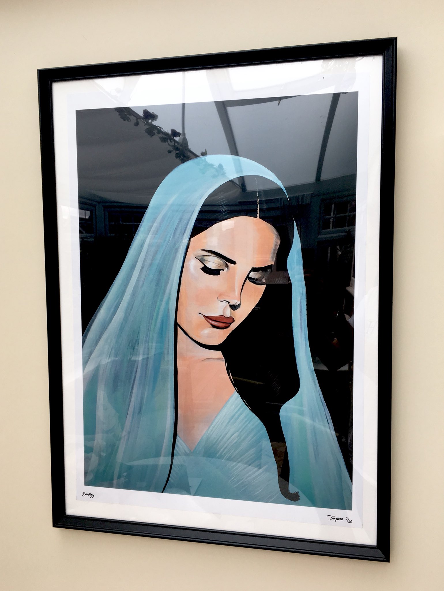 Bradley Miller UK on Twitter: "Original Painting ‘Tropico’ inspired by the short film by Lana ...