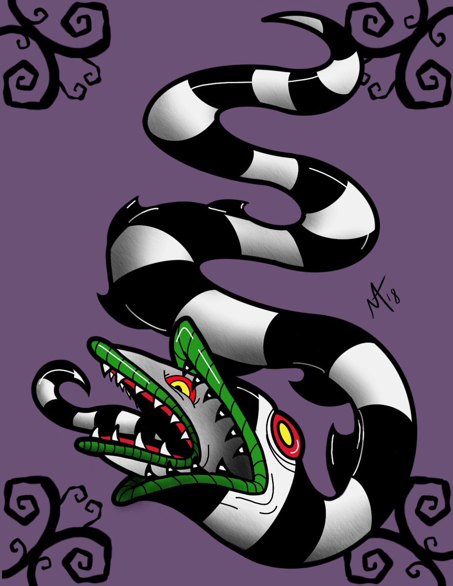 Beetlejuice Sandworm Cartoon