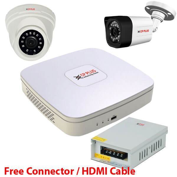 cncmachineindia on Twitter: "cp plus 1 mega pixel indoor outdoor 2 pc cctv camera kit package ...