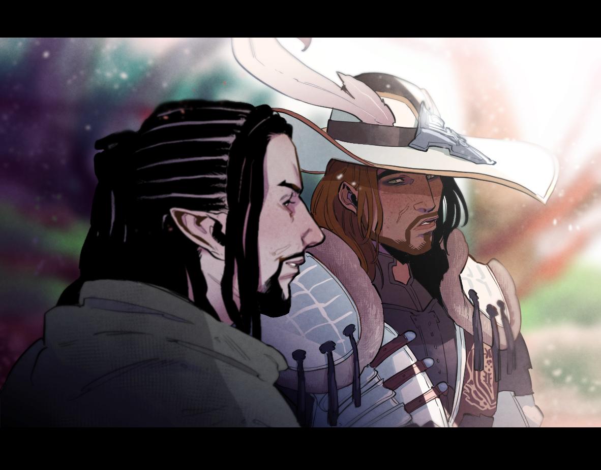 「seeker: hello, fellow insect glaive user」|𝘴𝘪𝘳𝘪𝘶𝘴のイラスト